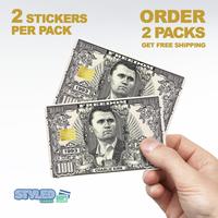 charlie kirk debit card stickers made with high quality vinyl and uv ...