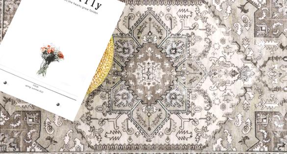 LOKHOM Vintage Kitchen Rug Sets of 3 Soft Non Slip Mats Washable Runner ...