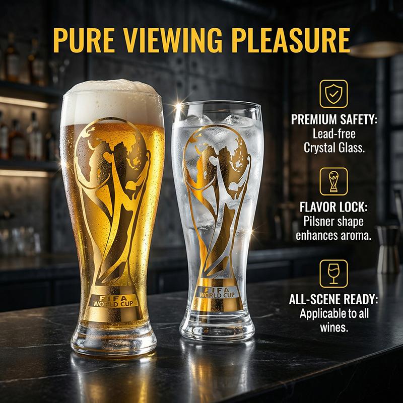 [ FIFA World Cup] Officially Licensed Glassware Gift Set—An elegant two ...