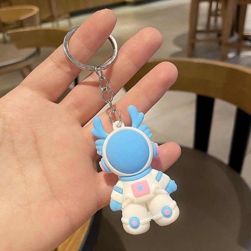 Wholesale Cartoon Space Rabbit Car Key Ring Cute Creative Backpack ...