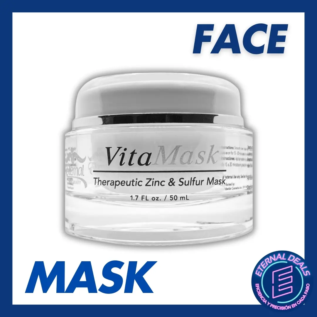 Vita Mask Therapeutic Zinc & Sulfur Mask for Skincare Comfort - TikTok Shop