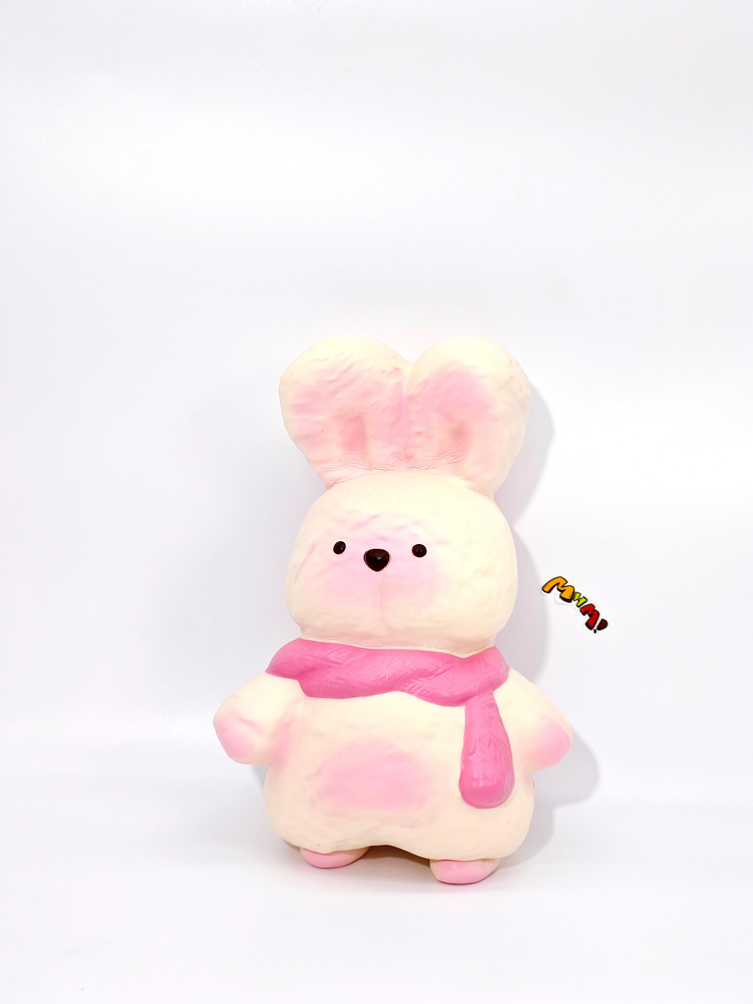 MHM Squishy Series scarf rabbit stress-relief toy, made from viscous ...