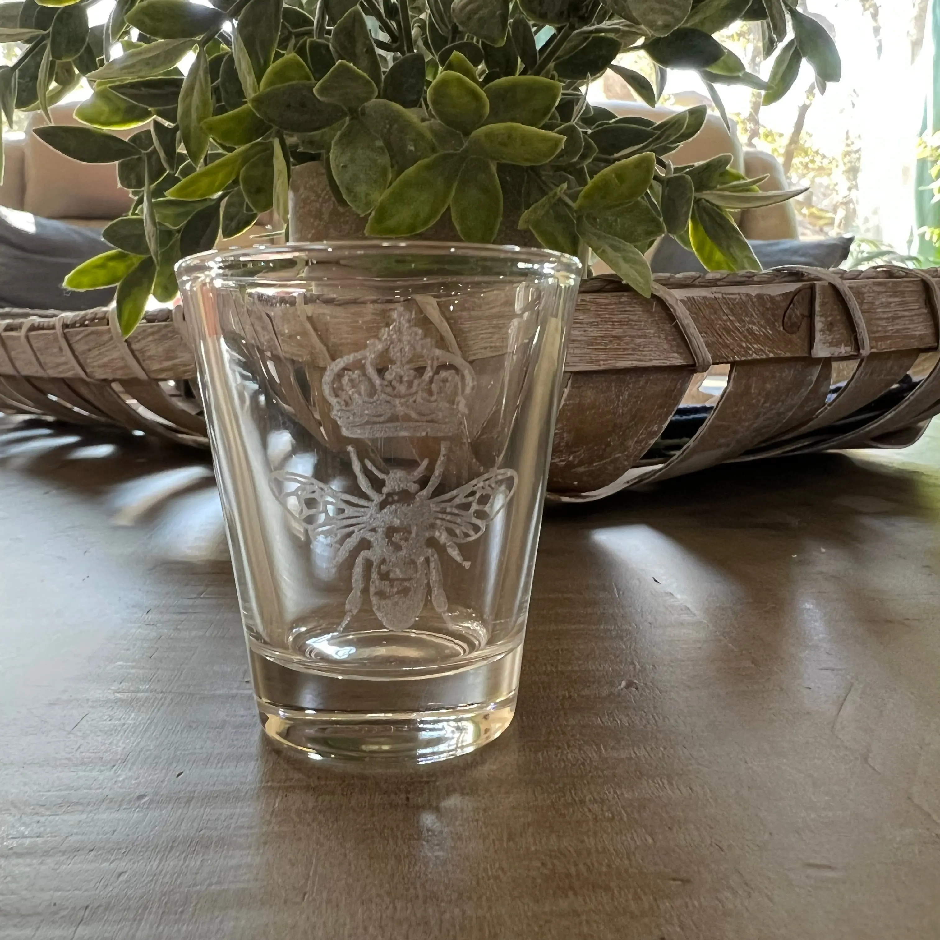 2oz Queen Bee Shotglass LASER - TikTok Shop