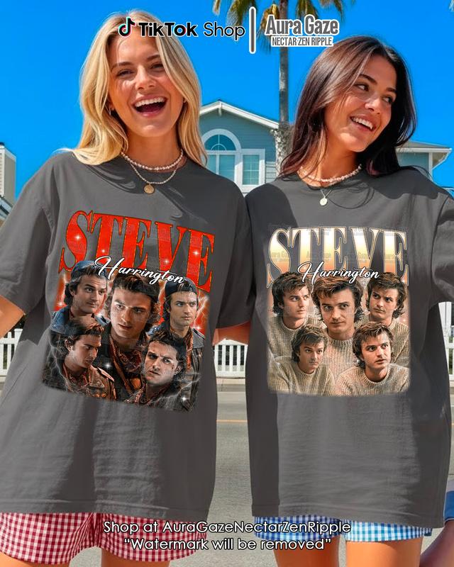 Steve Harrington Backwards Hat and Grey Sweater Comfort Colors Unisex ...