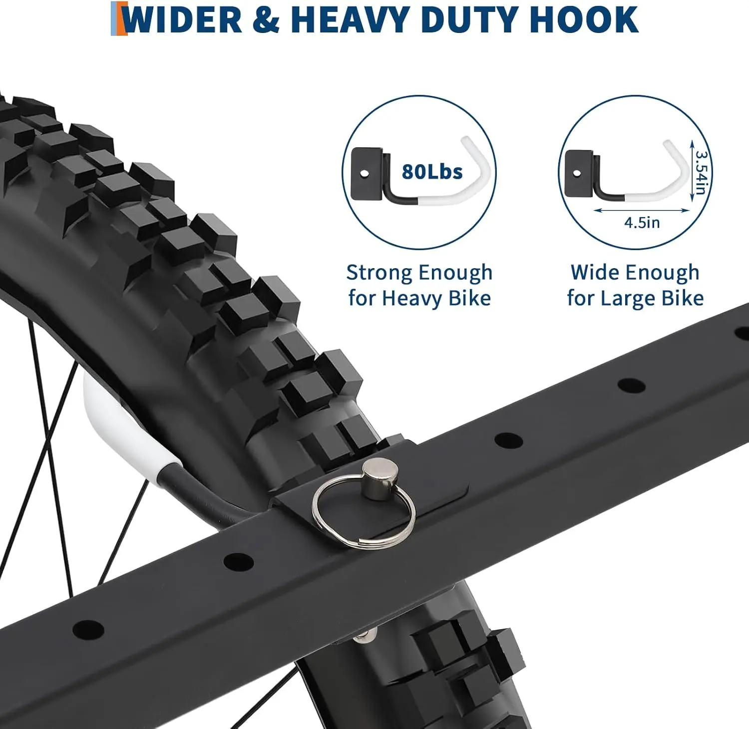 5 Bike Storage Rack, Freestanding Bike Storage, Adjustable Height ...