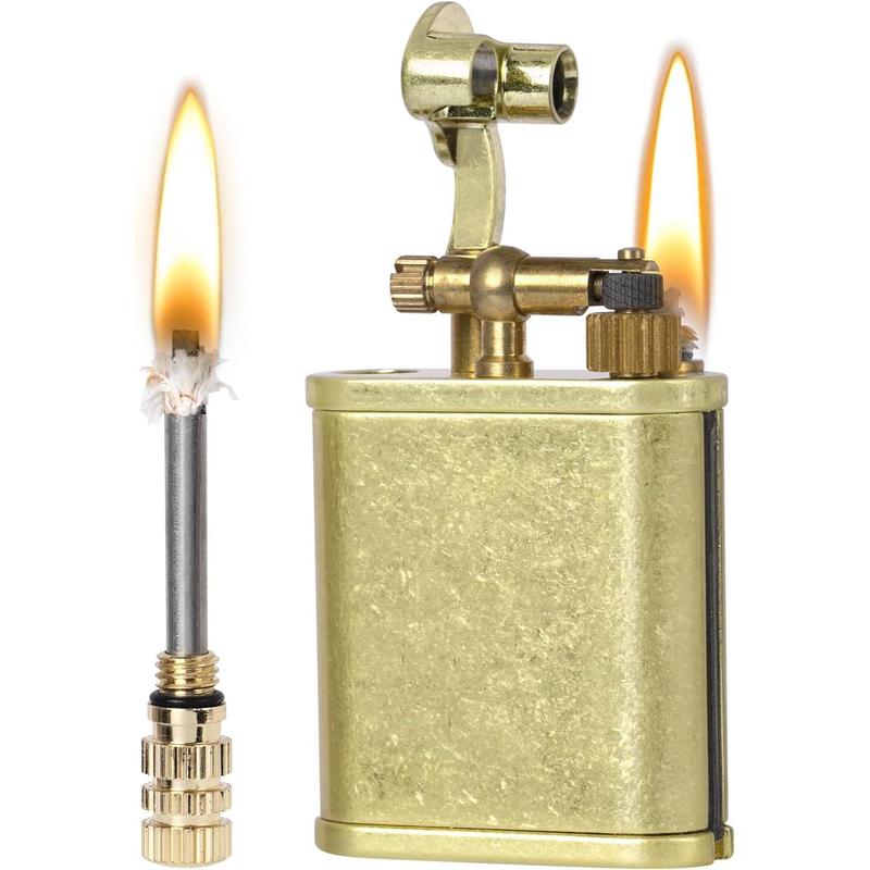 Vintage Brass Trench Lighter, Waterproof Permanent Match - Antique ...
