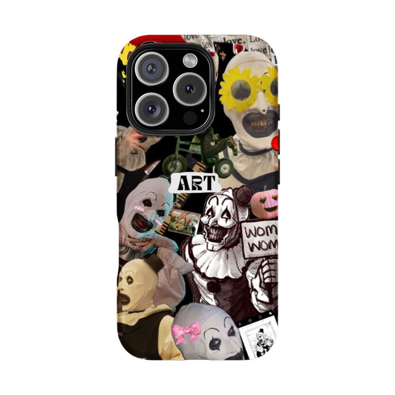 Terrifier 2 Art the Clown Standing Over Broken Prop with Horror ...