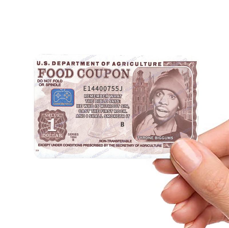 Tyrone Biggums Food Coupon Custom Credit Card Cover Pop Culture Vinyl ...