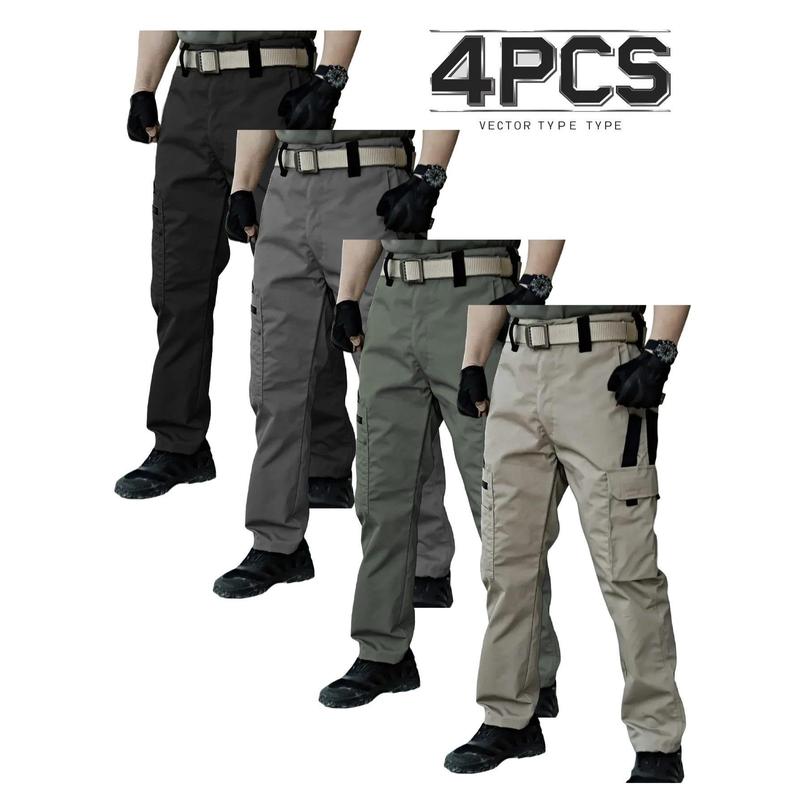 4pcs Men'S Lightweight Work Pants - Durable, Breathable, Quick-drying ...