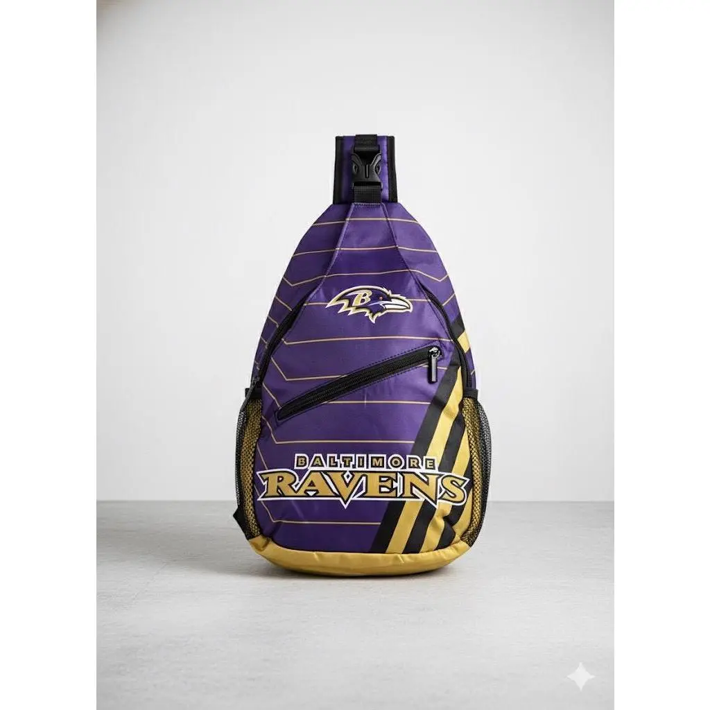 Baltimore Ravens Sling Bag: NFL Crossbody Backpack - TikTok Shop