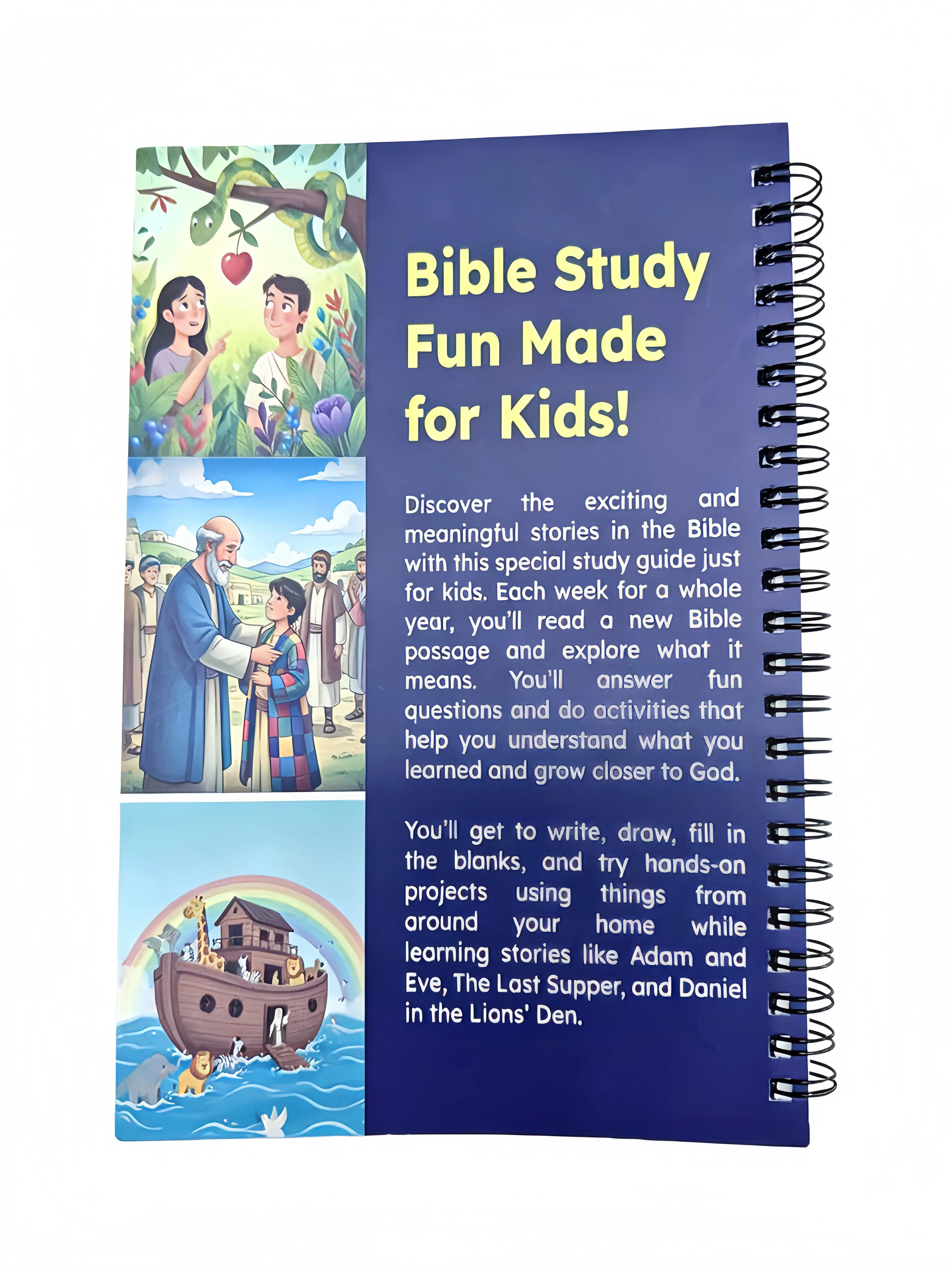 Bible Study Workbook for Kids Notbook: Lessons , Activities, Quizzes ...