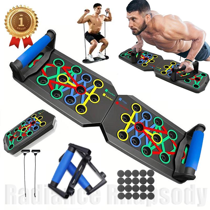 [Upgraded Version] Push up Board, Push-up Board Training Set,128 Holes ...