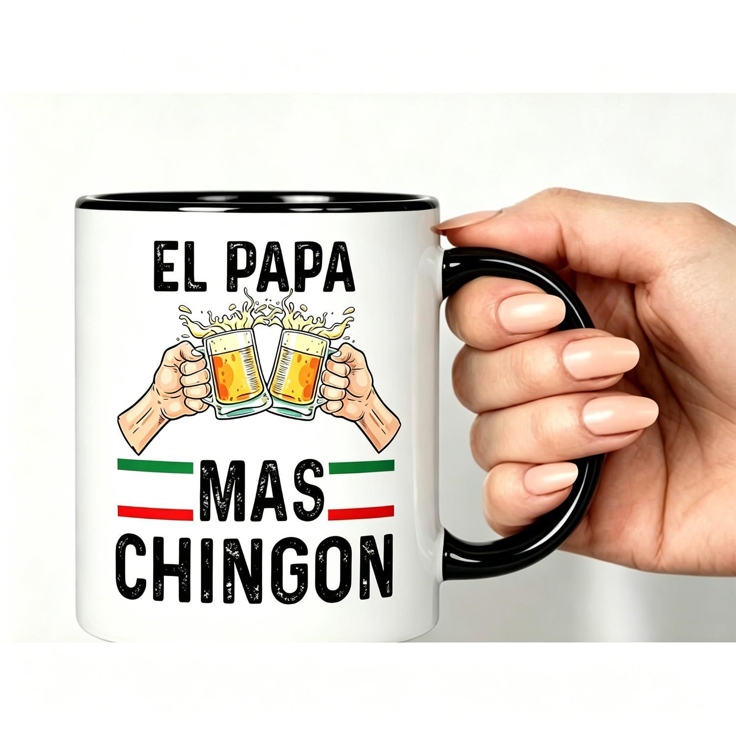 2026 Fathers Day Gift Idea for Mexican Fathers Featuring "El Papa Mas ...