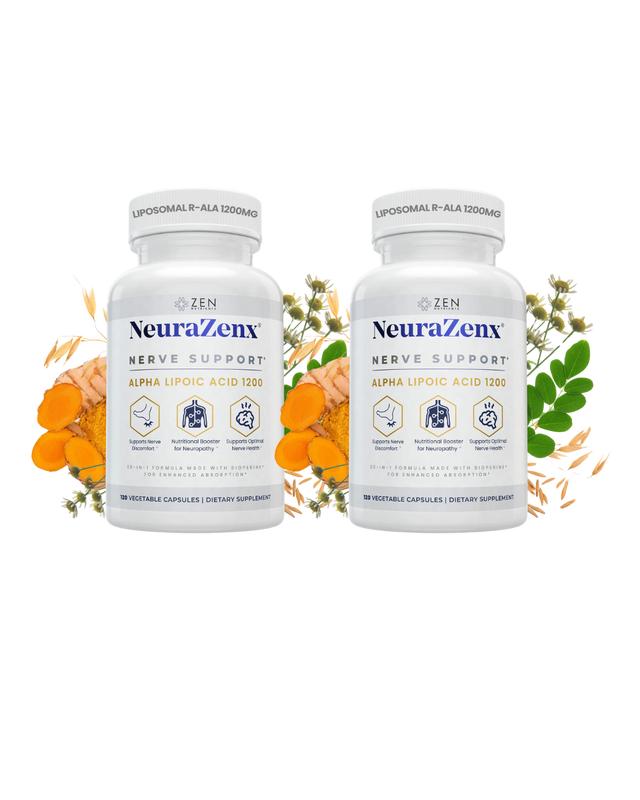 Neurazenx Nerve Support & Peripheral Neuropathy Support Supplement (2-Pack)