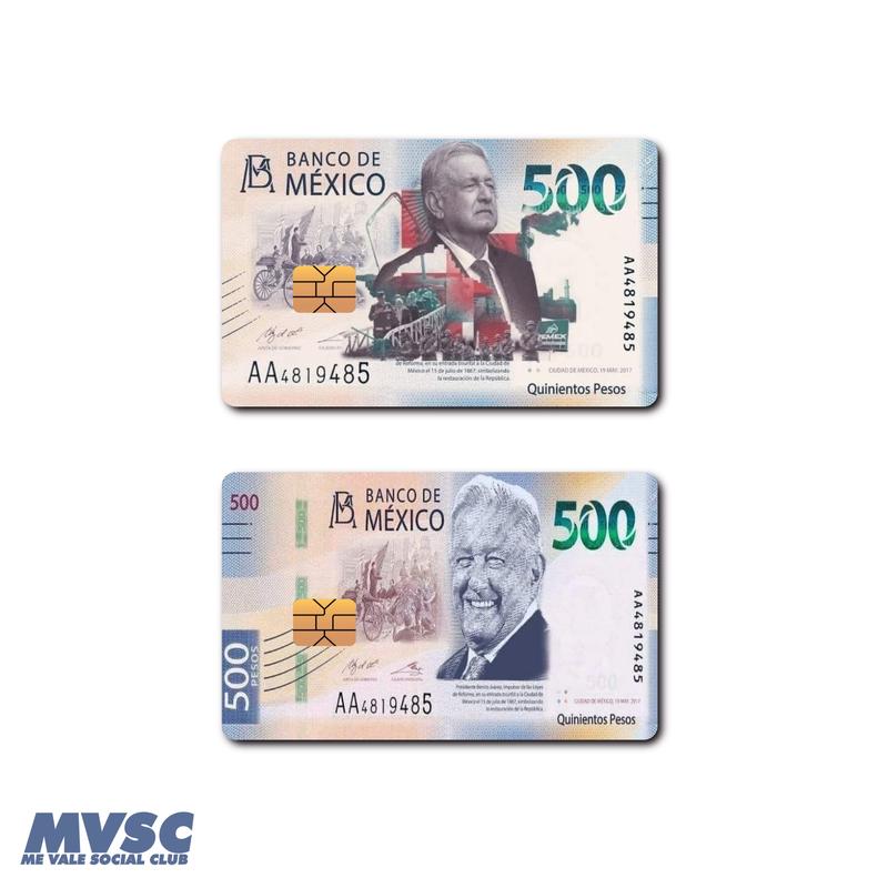 Card Skin Cover - Billetes de 500 Pesos AMLO - TikTok Shop
