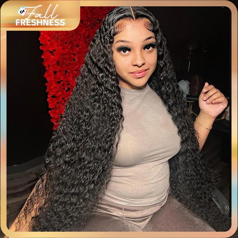 [Bling Hair ] Deep Wave Lace Frontal Wigs 13x4 13x6 Deep Wave Lace ...