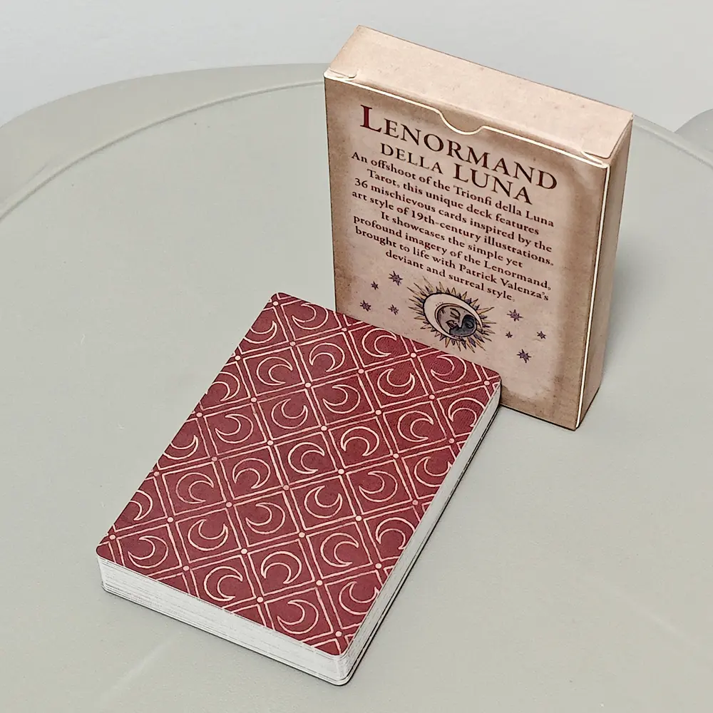 Deviant Moon Lenormand Della Luna Classic Deck 9*6cm 36 Pcs Lenormand ...