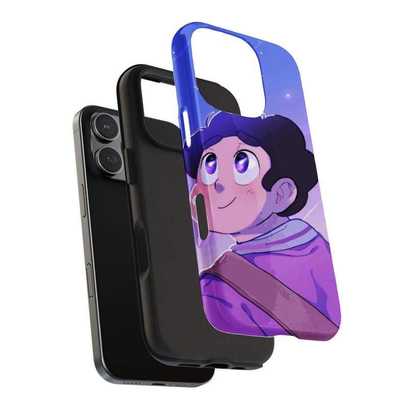 Steven Universe Steven Holding His Shield and Standing With the Crystal ...
