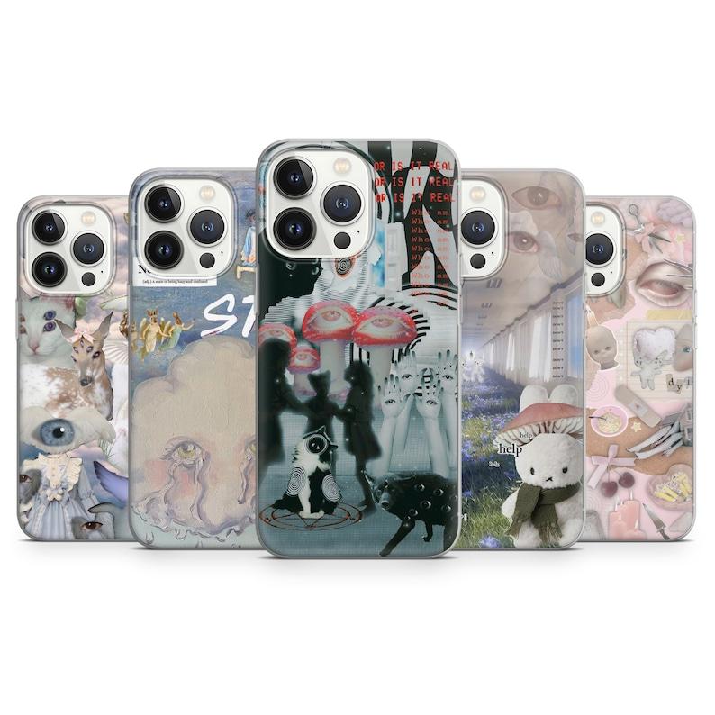 Dreamcore Phone Case - Angel Eyes Aesthetic Dream Cover for iPhone ...
