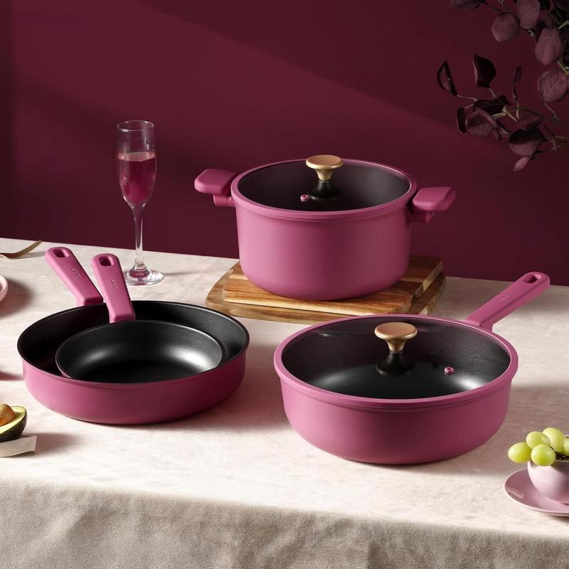 CAROTE Non Stick Pots and Pans Set, Cookware Sets Nonstick, Kitchen ...
