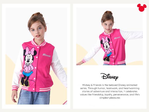Disney Minnie Mickey Stitch Princess Frozen Elsa Marvel Jacket ...