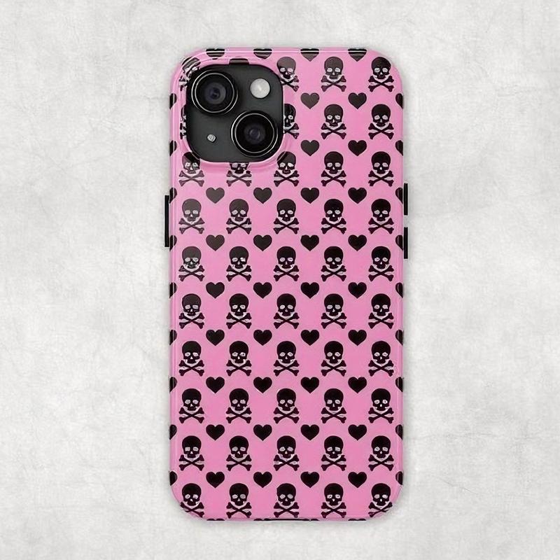 Blue Skully | Skull n Crossbones Y2K Emo Goth Aesthetic Tough Phone ...