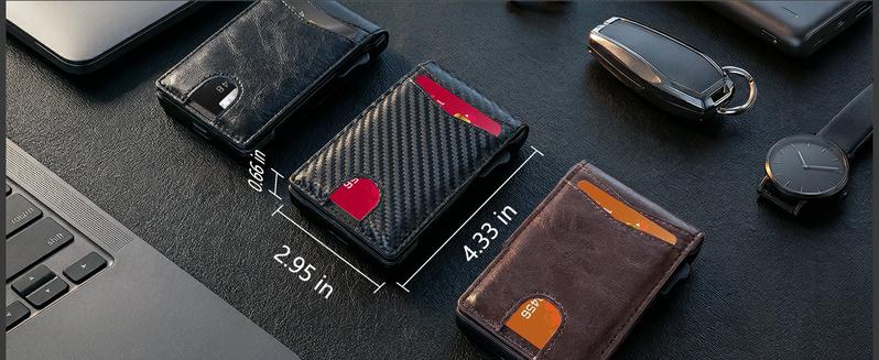 MNGARISTA Wallet for Men,Slim Minimalist Bifold Wallet with RFID ...