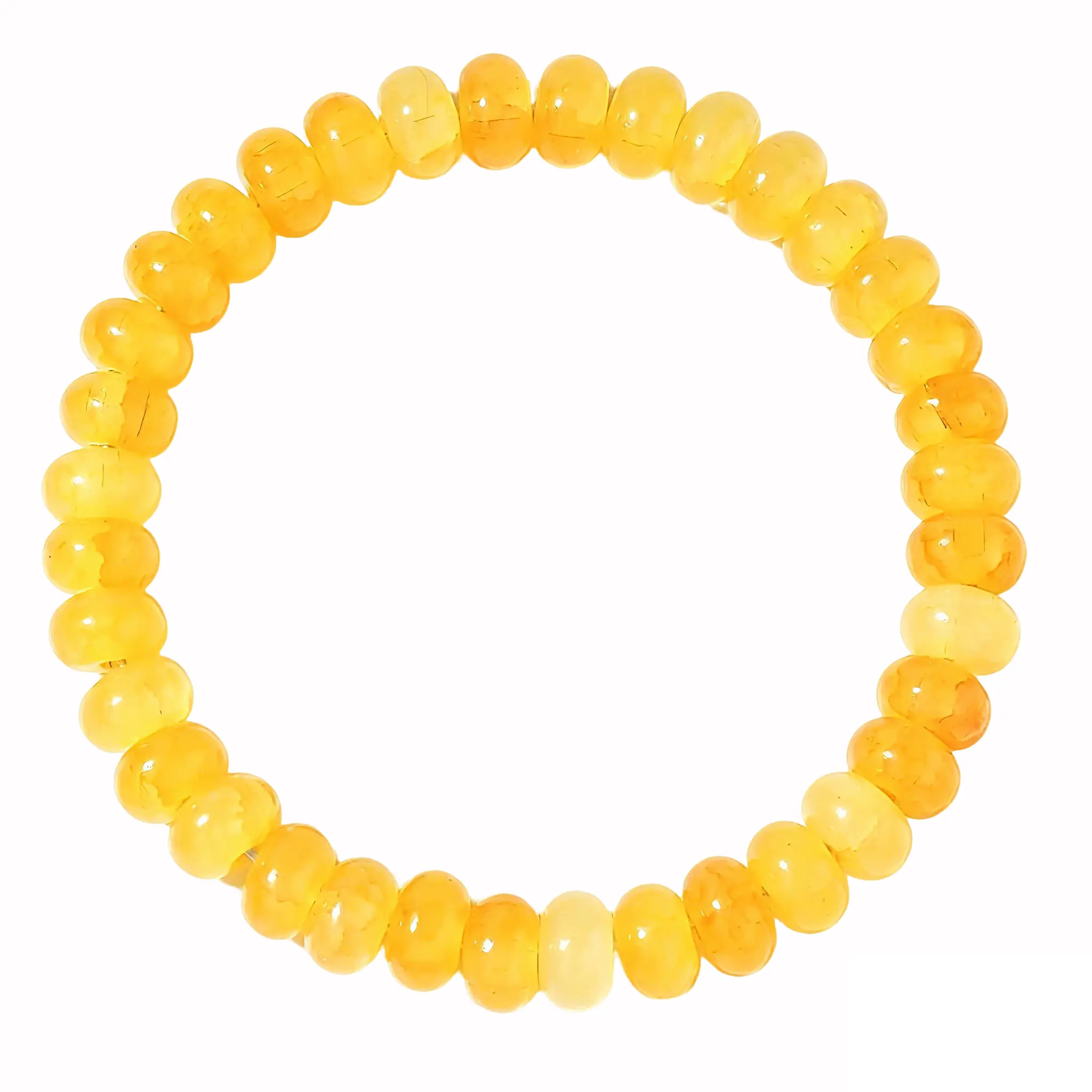 CrestJewels Natural Crystal Wealth Bracelet - Feng Shui Lucky Beads ...