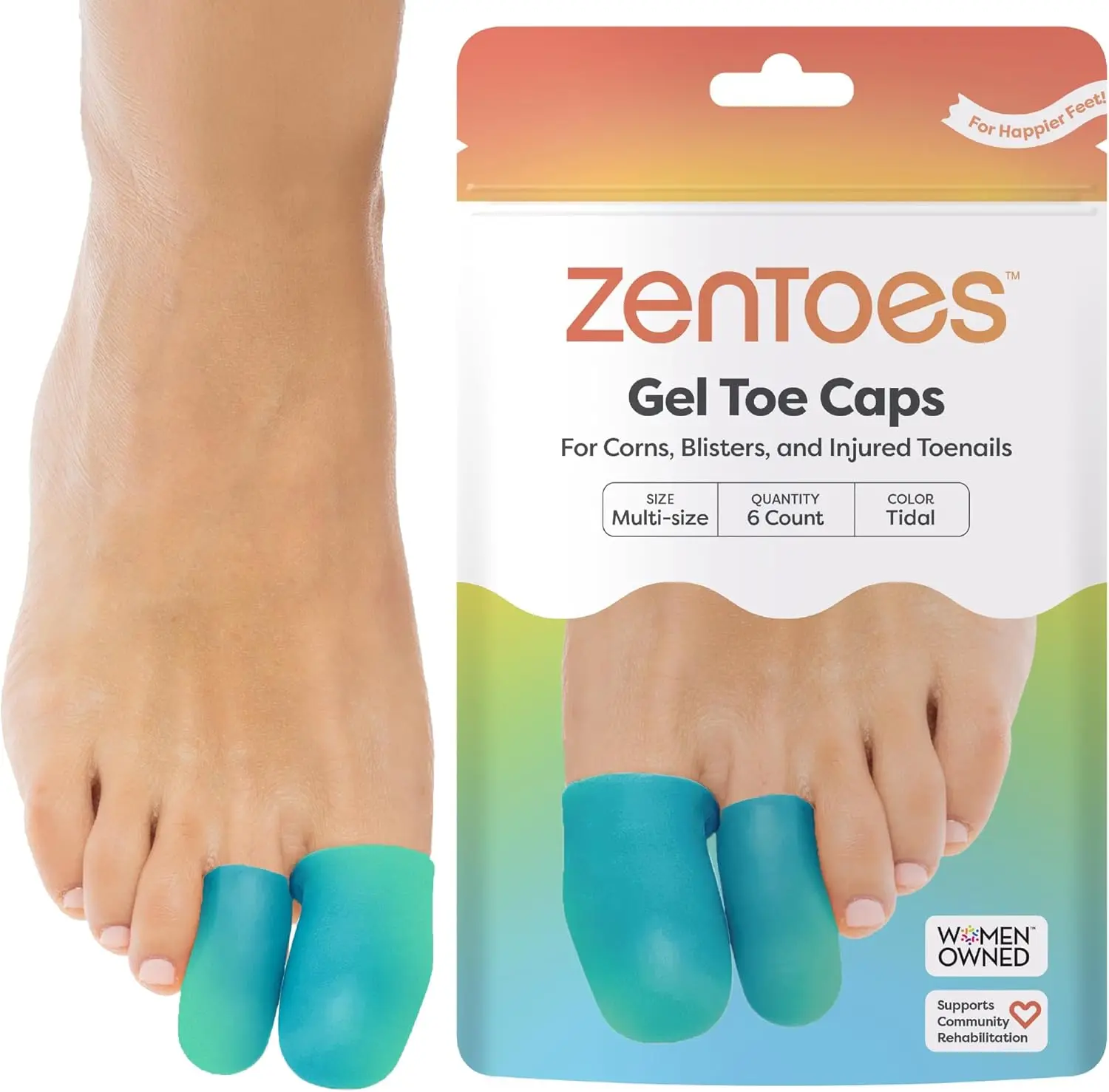 Variety Pack Gel Toe Caps, for All Toes - TikTok Shop