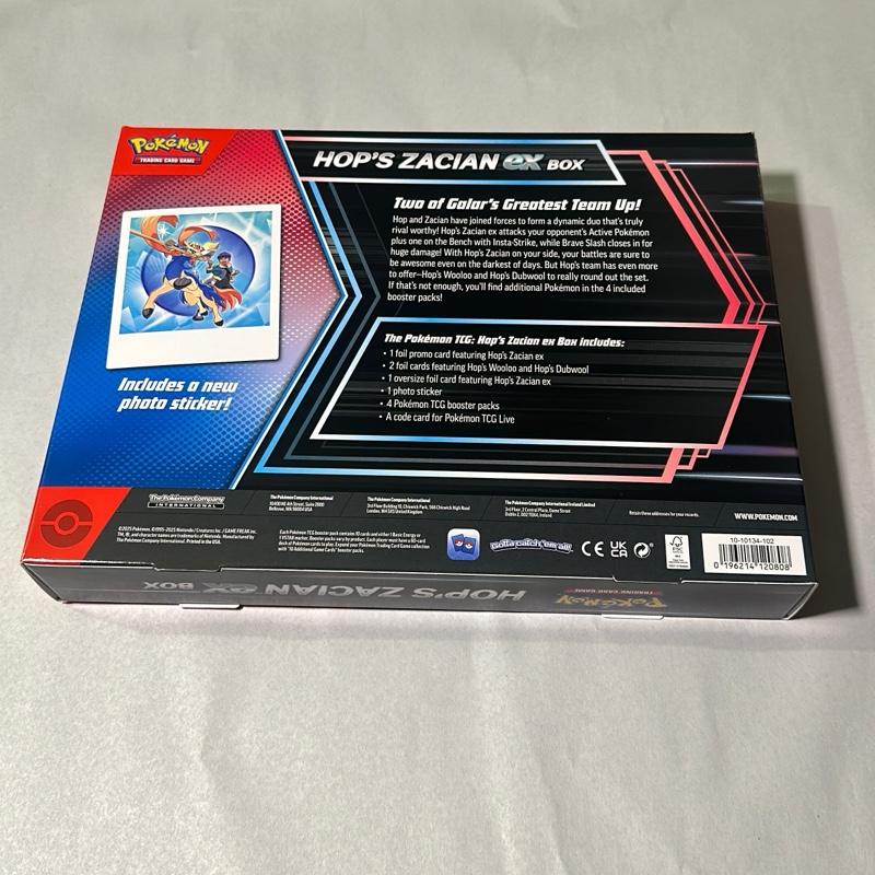 Hop’s Zacian Ex Box Pokemon - TikTok Shop
