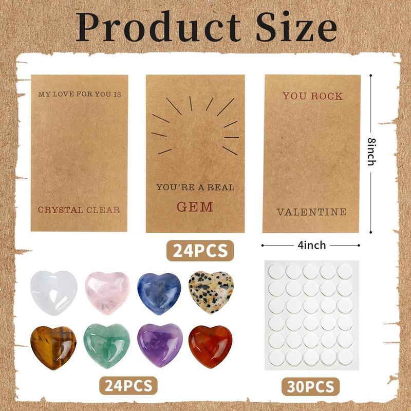 Valentines Day Gifts for Kids - 24 Pack Valentines Cards with Heart ...