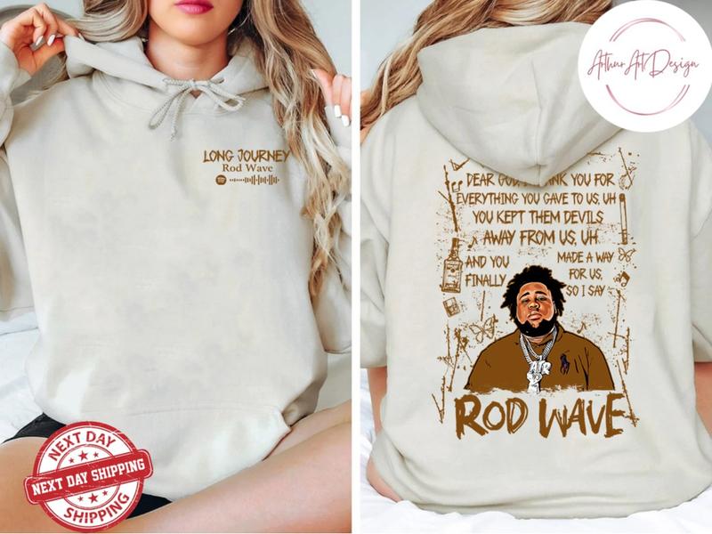 Retro RW Long Journeyy Lyrics 2 side Hoodie, Retro Nostalgia Tour ...