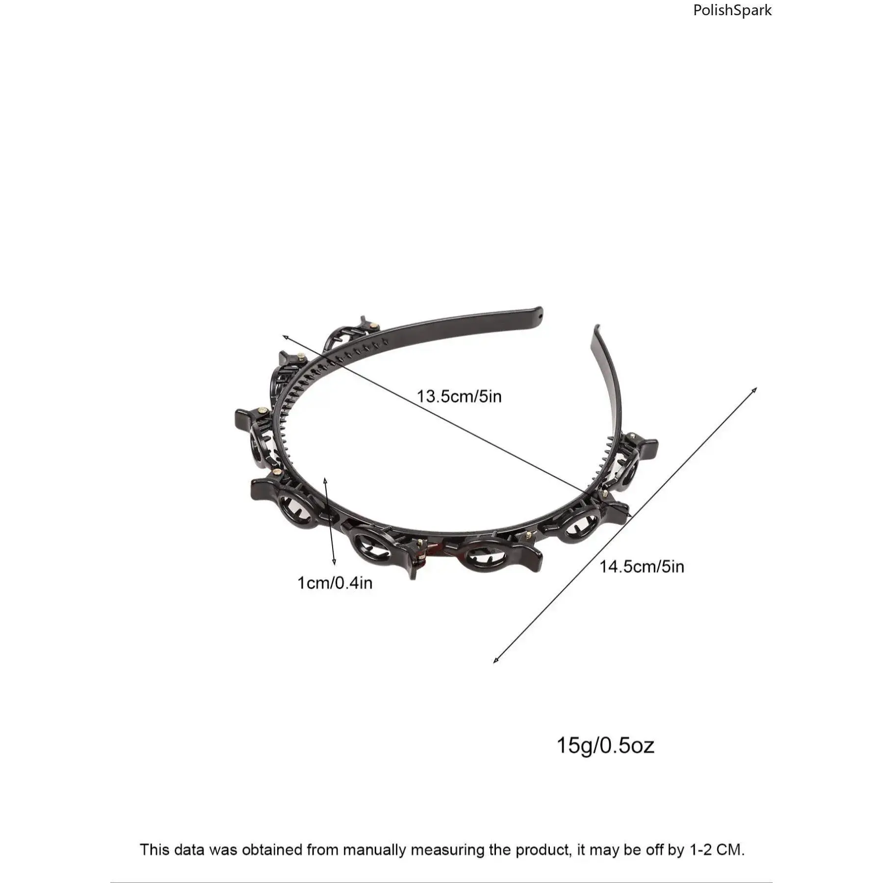 2Pcs Braided Double Layer Twist Hair Hoop Headband - TikTok Shop