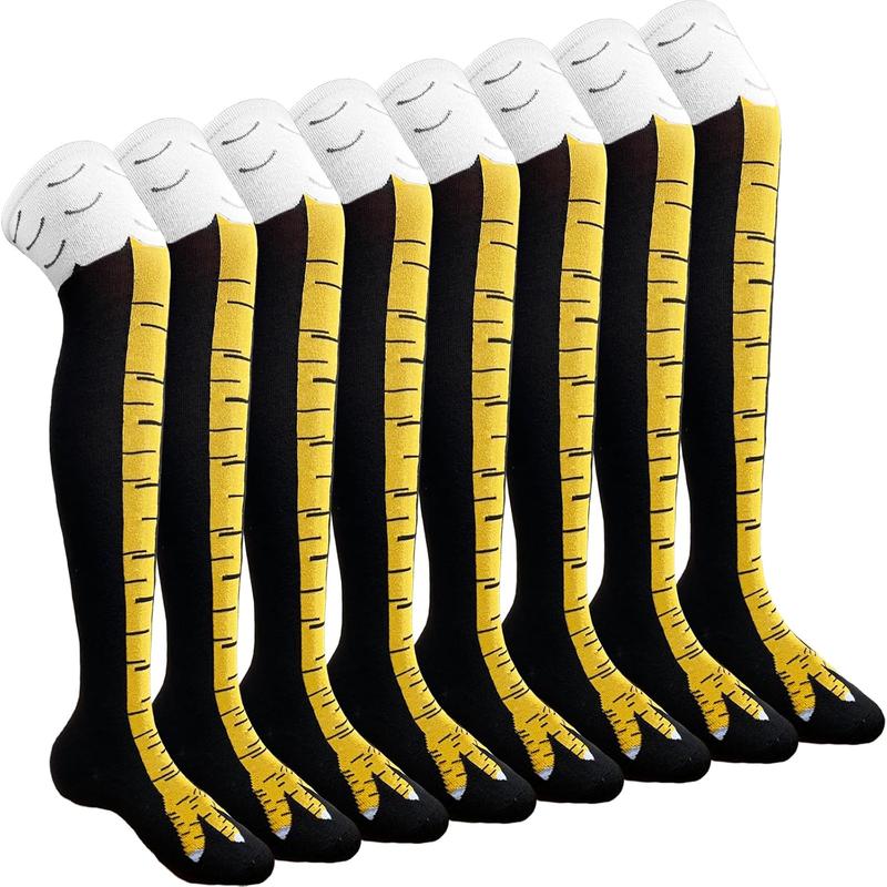 Funny Chicken Legs Socks,Novelty Knee-High Turkey Socks,3D Animal Paw Sock Funny Gifts for ...
