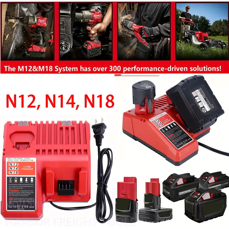 2.0Milwaukee M12 And M18 Chargers, And Is Suitable for 48-59-1812, M14 ...