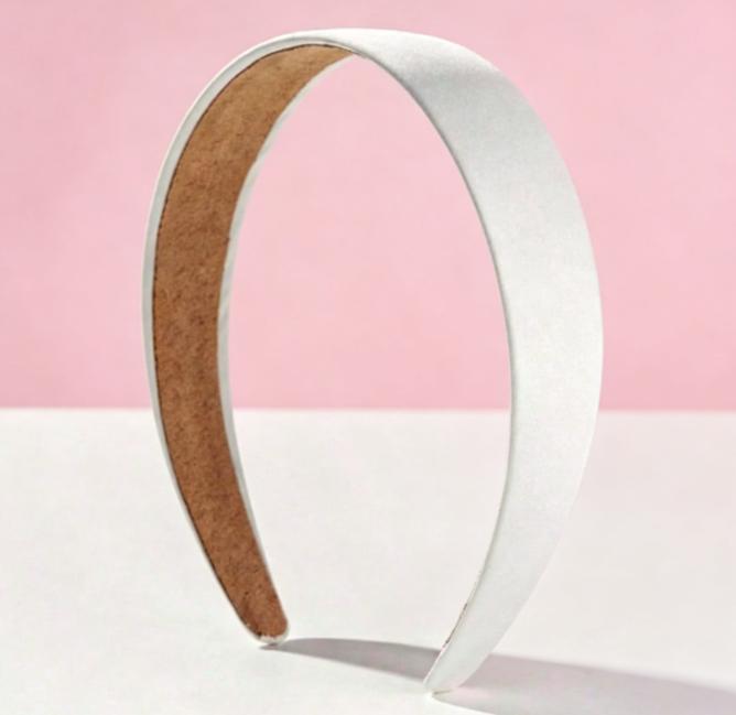 1pc Pastel Solid Acrylic Hairband, 3cm Wide Cloth Wrapped Head Hoop ...
