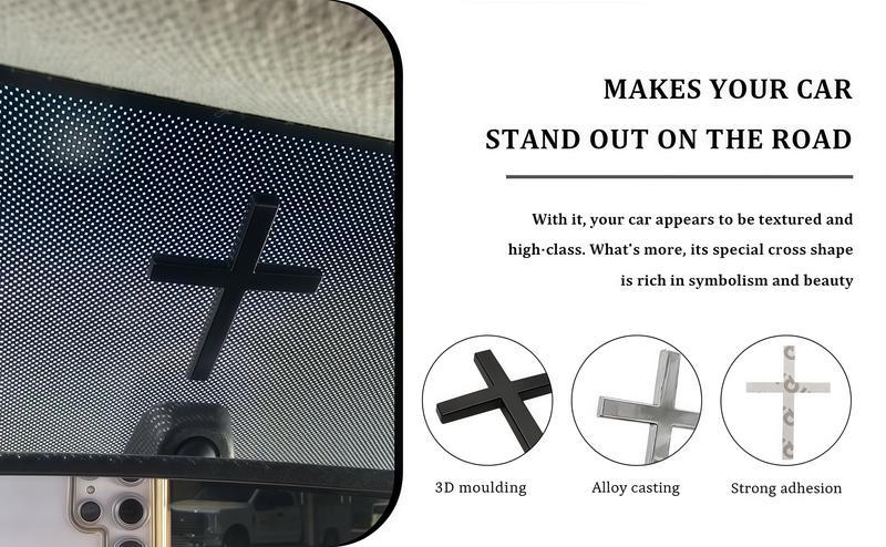 Christian Cross Sticker, Car Exterior Decorative Sticker, Universal Car ...