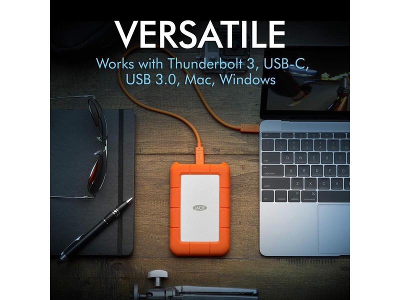 Lacie STFR5000800 5TB Rugged USB 3.1 Gen 1 Type-C External Hard Drive