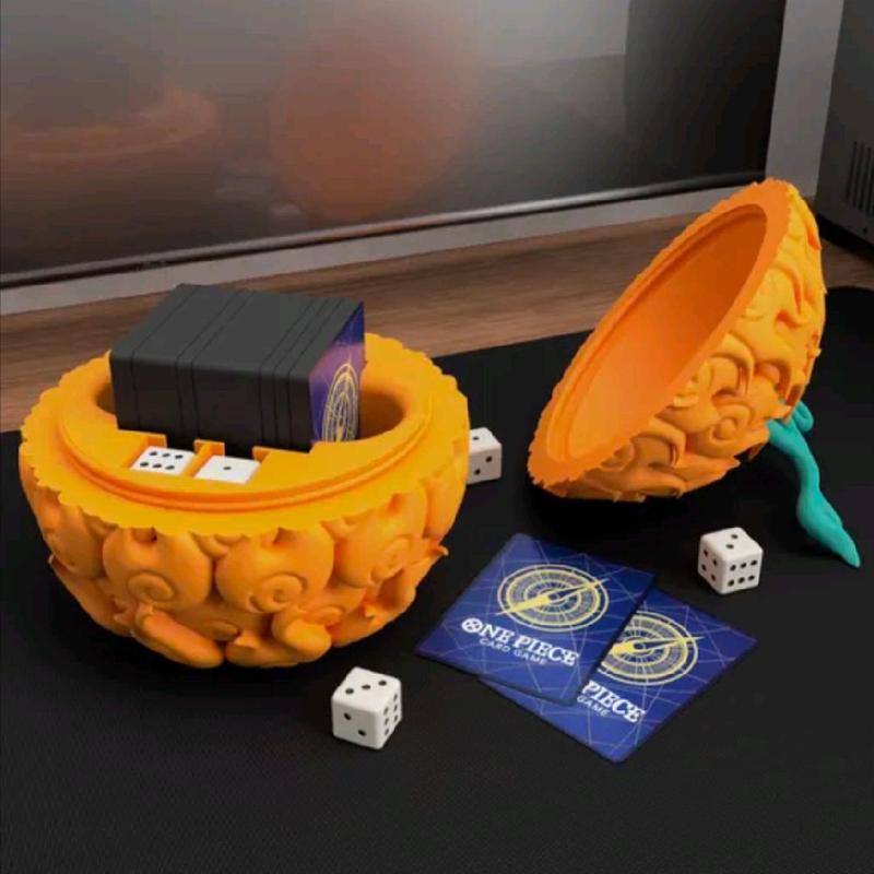 Devil Fruit Deck Case – One Piece TCG Storage Vault for Sleeves & Dice ...