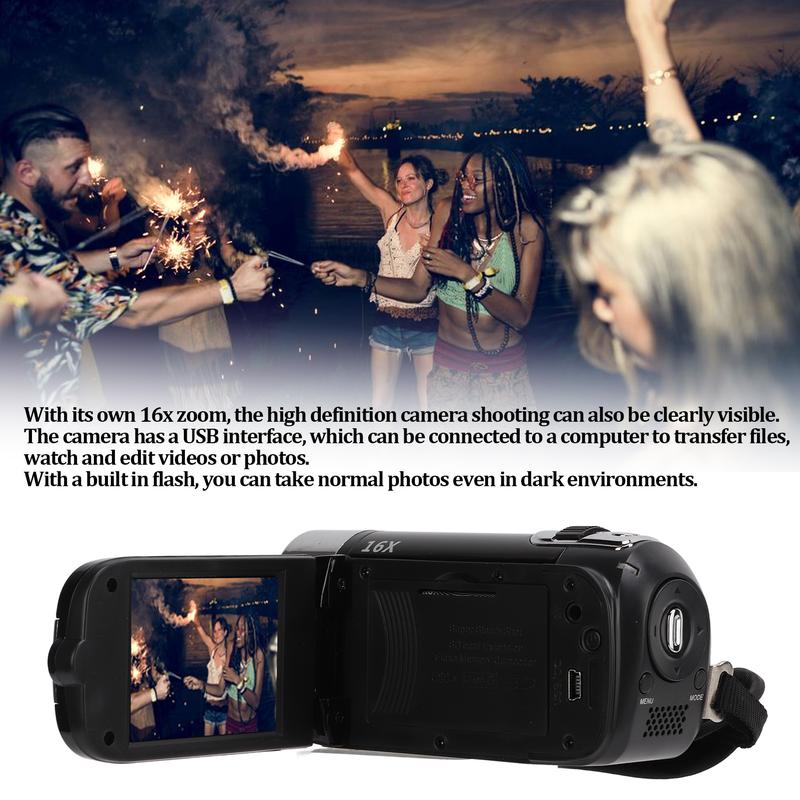 16x Digital Zoom 2.7-inch Color Display High-Definition Digital Camera ...
