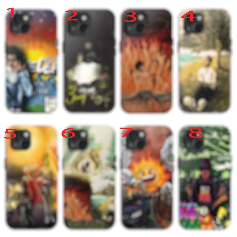 8 styles Rapper Phone Case, Cover for iPhone 17Pro, 16, 15, 14, 13, 12 ...