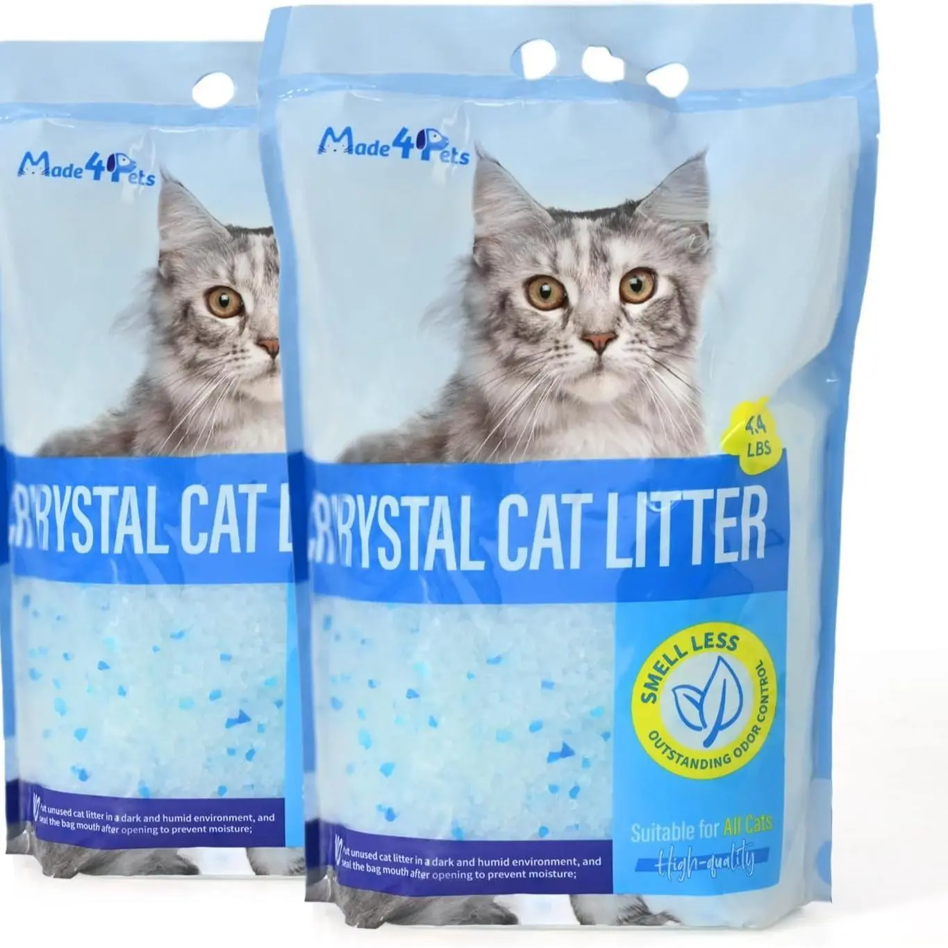 Crystal Cat Litter - Lightweight, Low-Dust, Non-Caking, Deodorizing ...