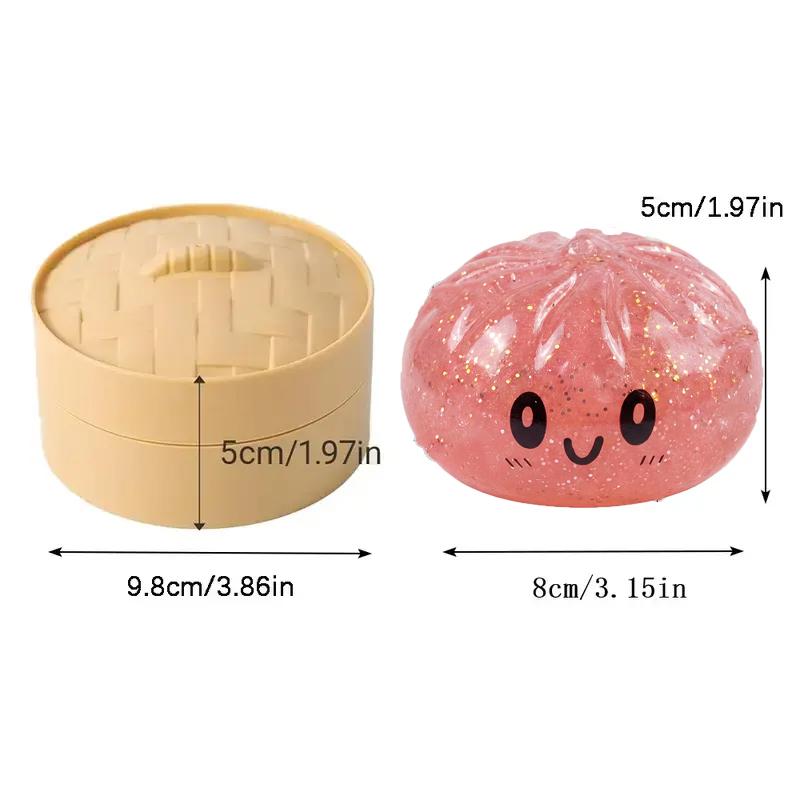 Ultra-Soft Slow-Rise Dumpling Squishy, Mysecret Bun Fidget Toy, Soft ...