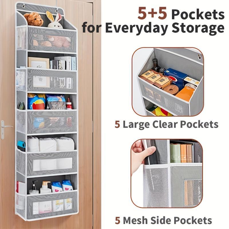Over-the-Door Organizer | Hanging Storage Bag for Bedroom/Bathroom ...