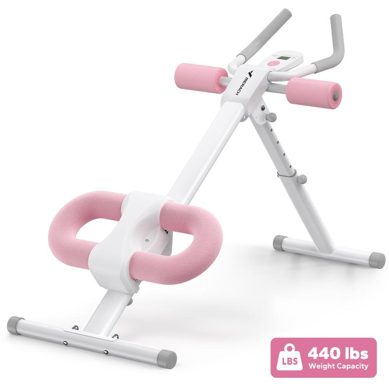 MERACH Adjustable Ab Trainer LCD Monitor Foldable Abdominal Exercise ...