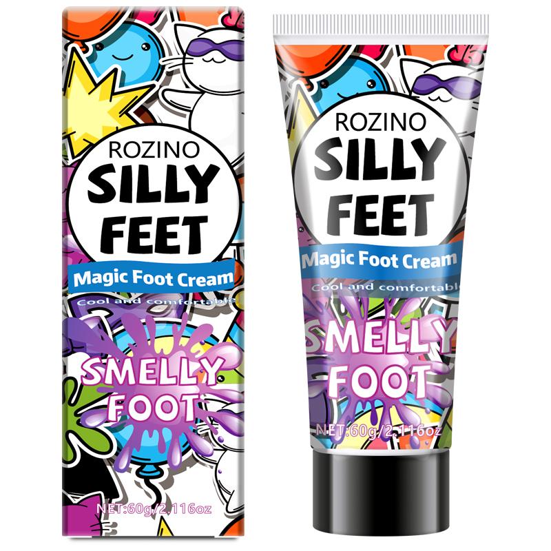 ROZINO Silly Feet Magic Foot Cream with Castor Oil Cocoa Butter ...