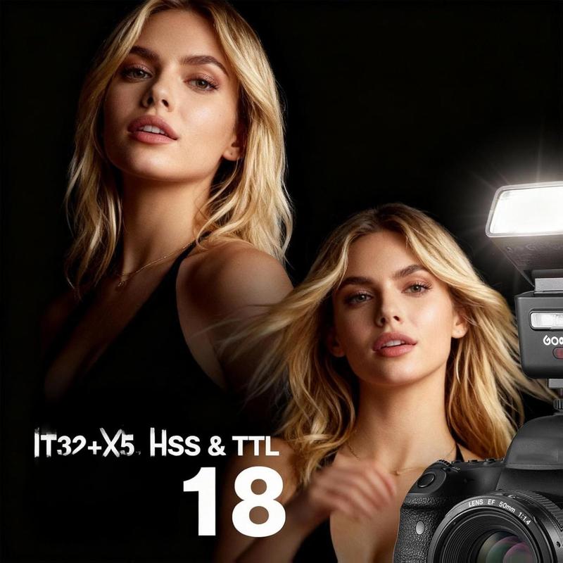 Godox iT32 TTL Camera Flash with X5 Flash Trigger for Sony Canon Nikon ...