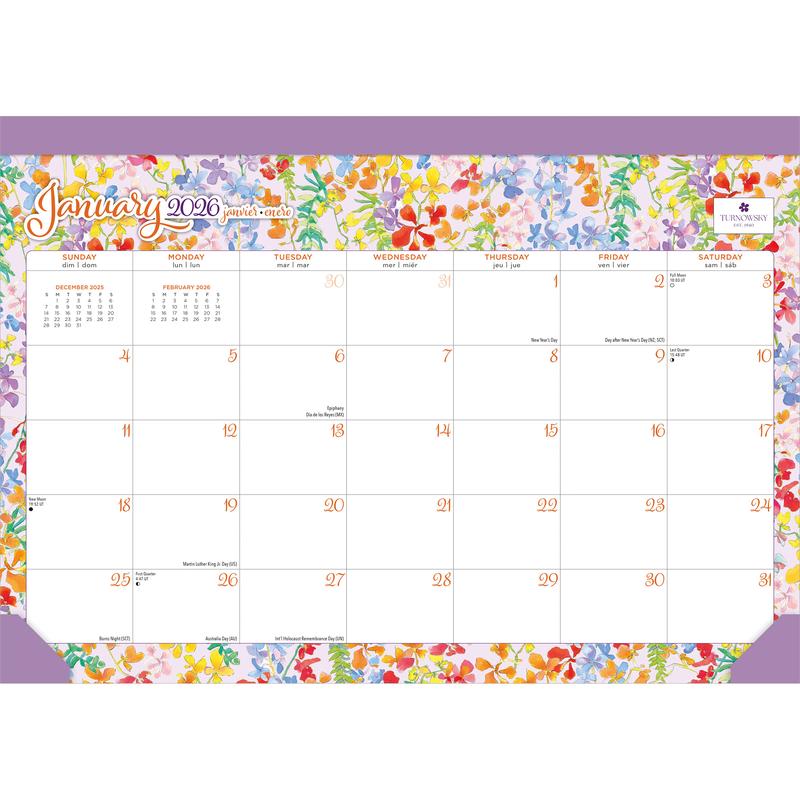 House of Turnowsky OFFICIAL | 2026 15.5 x 11 Inch Monthly Desk - TikTok ...