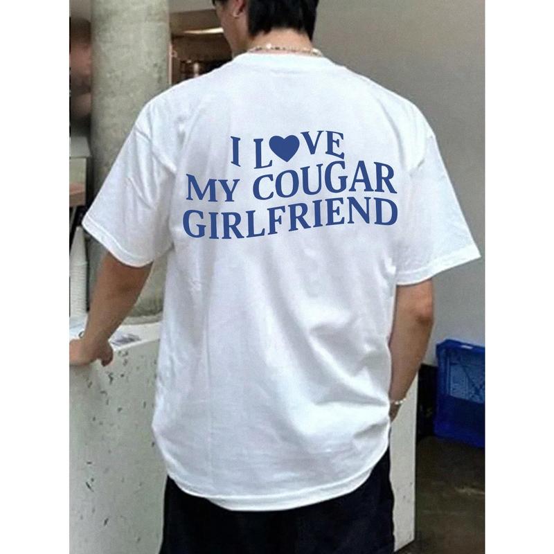 Trendy T - Shirt with a Bold Declaration: Iconic 'I Love My Cougar ...