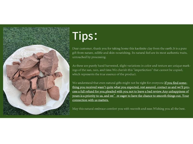 Zero-Additive Roasted Red Kaolin Clay | Hard Crisp Lumps 100% Natural ...